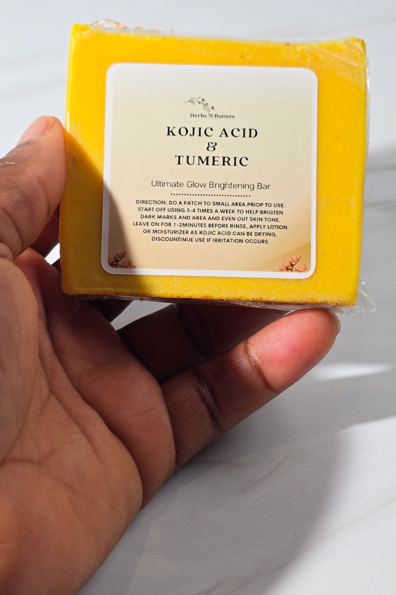 Kojic Acid Ultimate Glow Brightening Bar – HERBSNBUTTERS
